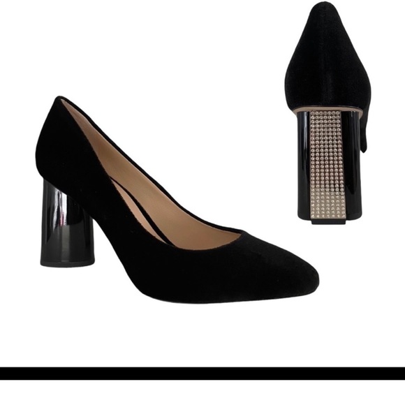 kate spade | Shoes | Kate Spade Womens Sybil Black Block Heel Pump ...